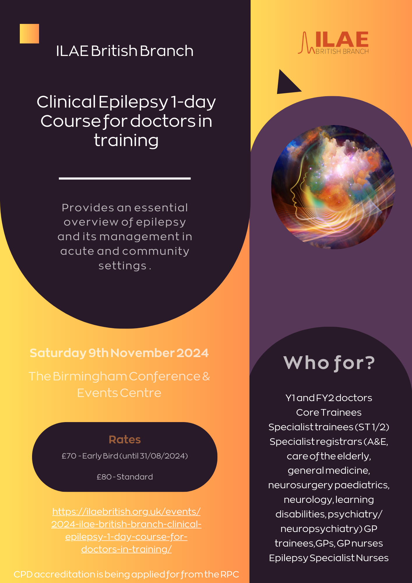 2024 ILAE British Branch Clinical Epilepsy 1-Day Course for Doctors in ...